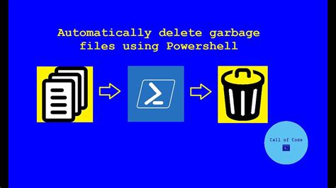 Automatically Delete Garbage Files Using Powershell YouTube