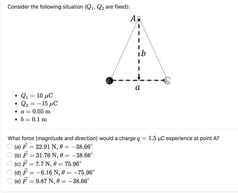 solved consider the following situation q1 q2 are fixed