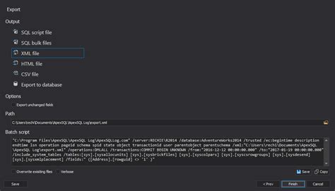How To Increase Auditing And Exporting Performance In ApexSQL Log