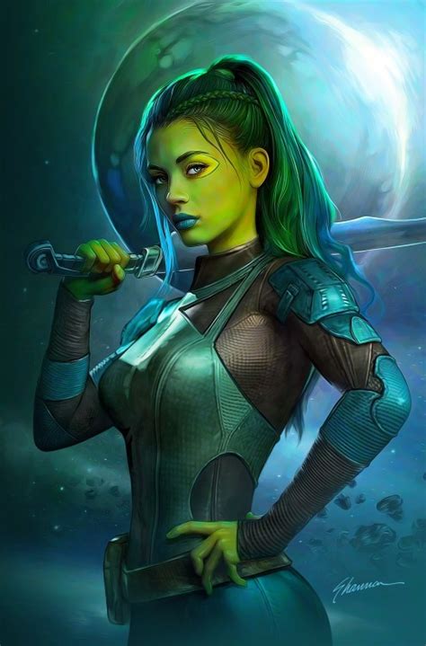 Guardians Of The Galaxy 1 Variant Cover Gamora Art Vault Marvel Female Characters