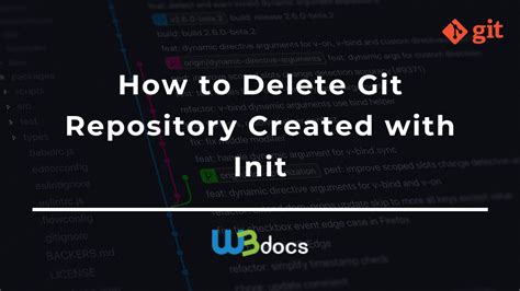 How To Delete Git Repository Created With Init