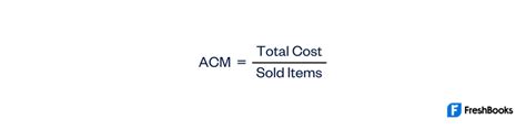 Average Cost Method Definition Examples