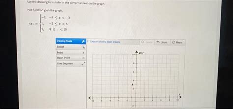 solved use the drawing tools to form the correct answer on