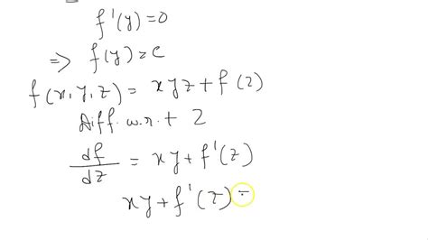 f x y z yzi xzj xy 2z k a find a function f such that f âˆ‡f b use part a to