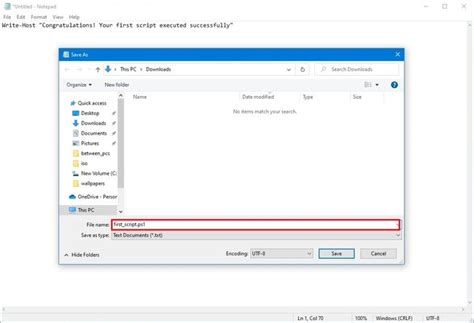 how to create and run a powershell script file on windows 10 windows central