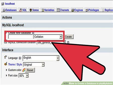 how to create a database in phpmyadmin 4 simple steps