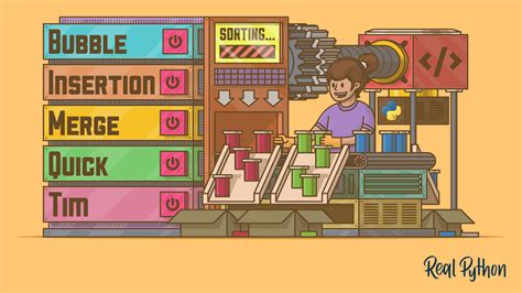 sorting algorithms in python real python
