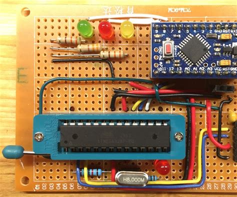 burn arduino bootloader to atmega328p pu using arduino pro mini instructables
