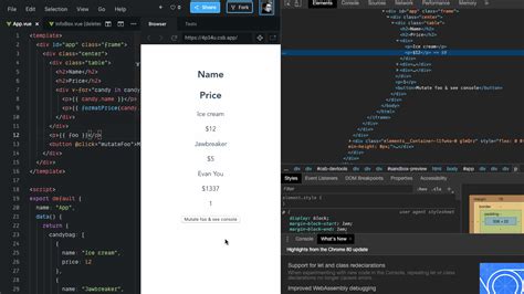 More Explicit Explanation Regarding View Updates Caused By Array