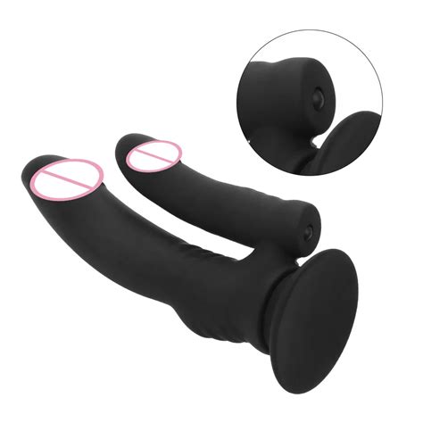 Silicone Waterproof G Spot Clitoris Stimulate Anal Plug Clitoris Stimulator Female Double Dildo