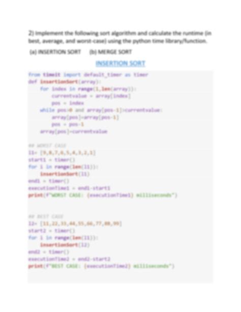 solution design analysis of algorithms course factorial merge sort insertion sort algos