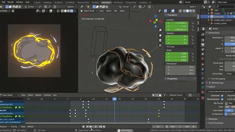 vfx explosion made on blender youtube