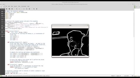 Edge Detection With OpenCV And Deep Learning YouTube