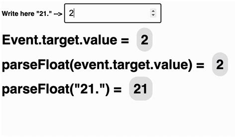 Javascript Event Target Value Becomes Empty String In Input Type
