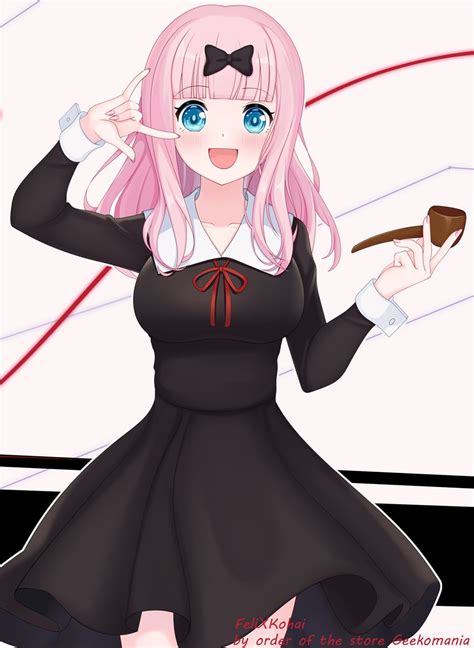 Fujiwara Chika Kaguya Sama Wa Kokurasetai ~tensai Tachi No Renai Zunousen~ Drawn By Felixkohai