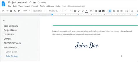 How To Insert Signature In Google Docs