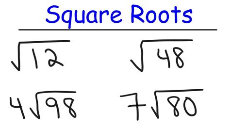 How To Solve Problems With Square Roots