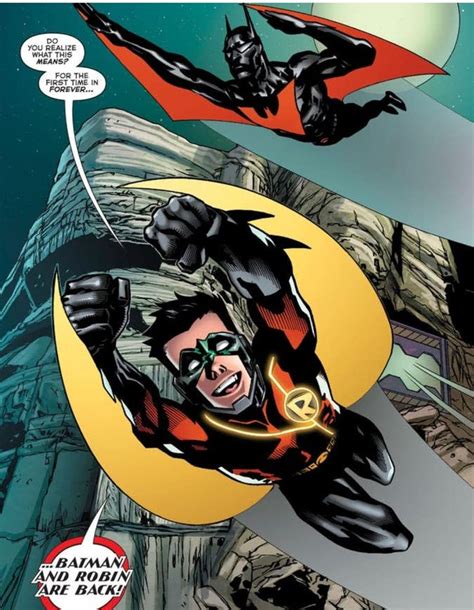 Terry And Matt Mcginnis Batman And Robin Beyond Batman Beyond Terry Batman Beyond Gotham Batman