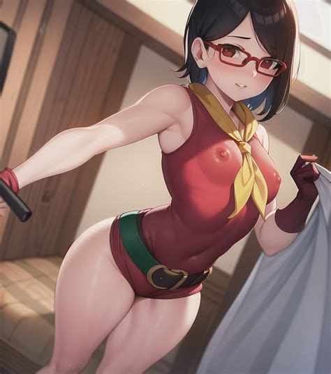 Rule 34 Aged Up Ai Generated Belt Boruto Naruto Next Generations Curvaceous Curvy Curvy Body