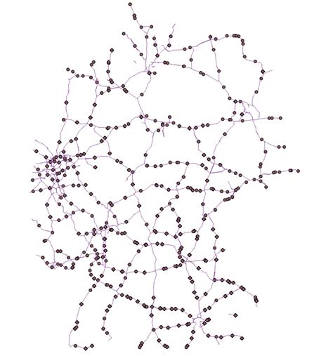 shortest path calculation from one point to every other points using qgis and python math