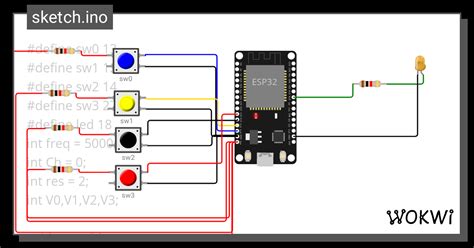 Analog Output Wokwi ESP32 STM32 Arduino Simulator