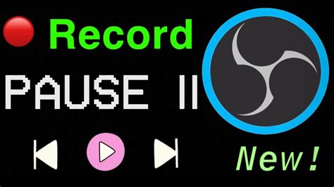 OBS STUDIO HOW TO PAUSE RECORDINGS YouTube