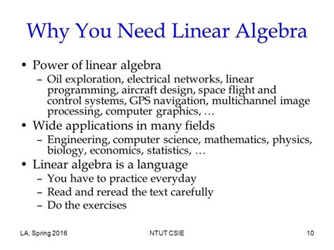 importance of linear algebra in computer science hubpages