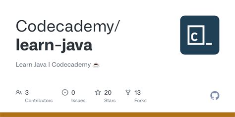 learn java playlist java at master · codecademy learn java · github