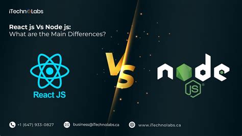 react js vs node js what are the main differences