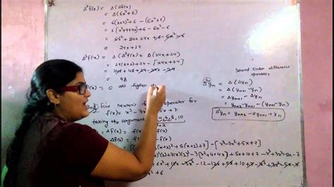 finite differences forward and backward difference operators youtube