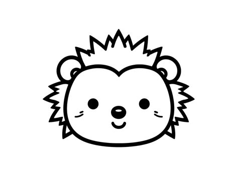 Hedgehog Coloring Page To Brighten Your Day Coloring Page