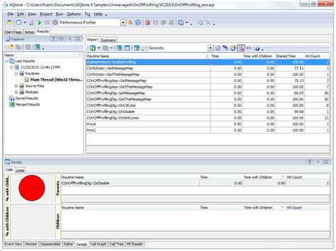Enable Disable Profiling Tutorial 2 Analyzing Profiler Results