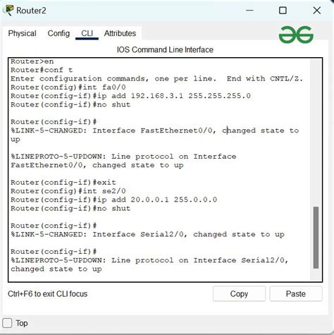Implémentation OSPF StackLima