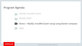 Docker Compose Setup For MySQL InnoDB Cluster PPT