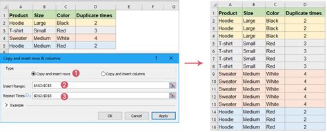 How To Duplicate Rows Based On Cell Value In A Column