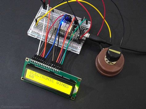 16x2 Lcd Display Interfacing With Nodemcu Nodemcu