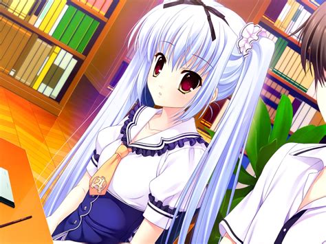 Amagami Akito Book Brown Eyes Duplicate Flat Chest Game Cg Kusunoki Kukune Long Hair Mitha