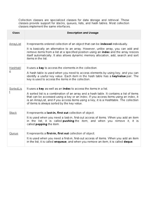 arraylist class description and useage pdf array data structure queue abstract data type