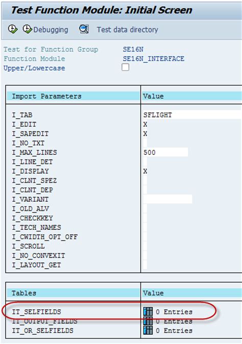 fm se16n interface to update sap database table saphub