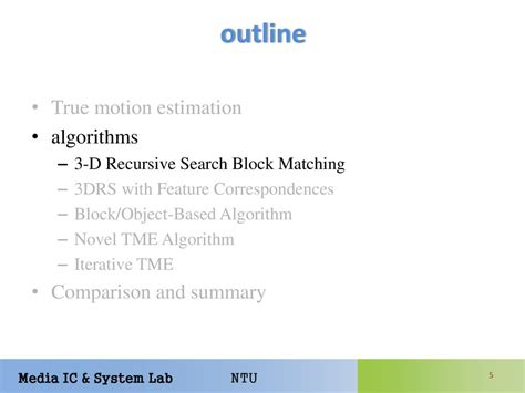 true motion estimation techniques part i ppt download