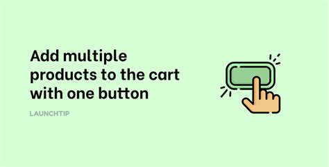How To Add Multiple Products To The Cart With One Button On Shopify