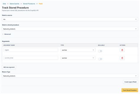 Sql Server Stored Procedures With Hasura Graphql Engine