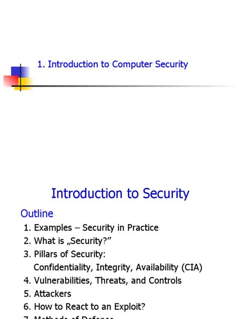 introduction to computer security pdf information security computer security