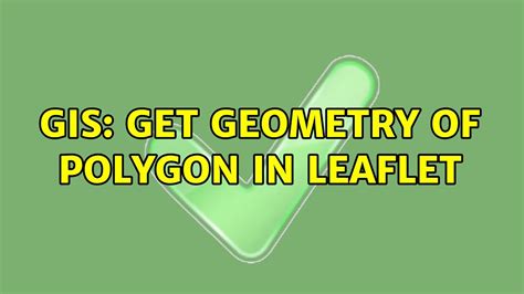 GIS Get Geometry Of Polygon In Leaflet YouTube