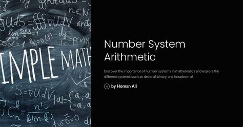 Number System Arithmetic