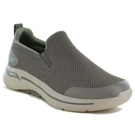 Skechers Go Walk Arch Fit Togpath Mens Slip On Shoes Taupe EBay