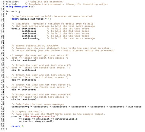 solved 3 test averaging this program receives five test