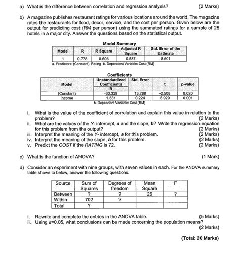 solved 2 marks a what is the difference between