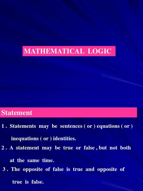 mathematical logic pdf argument if and only if