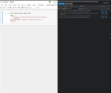 fails to load html scripts works in lab not in vscode and jupyter notebook · issue 11110